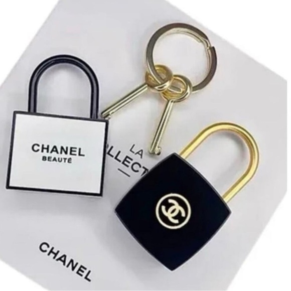 CHANEL | Bags | Authentic Chanel Gold Lock Key With Chain | Poshmark